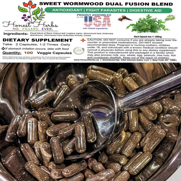 Intestinal Cleanse - Worm, Parasite, Detox - Powerful Dual Fusion Blen ...